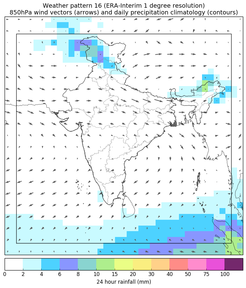 Probabilistic weather pattern forecast for the 0000 UTC NCMRWF Unified ...